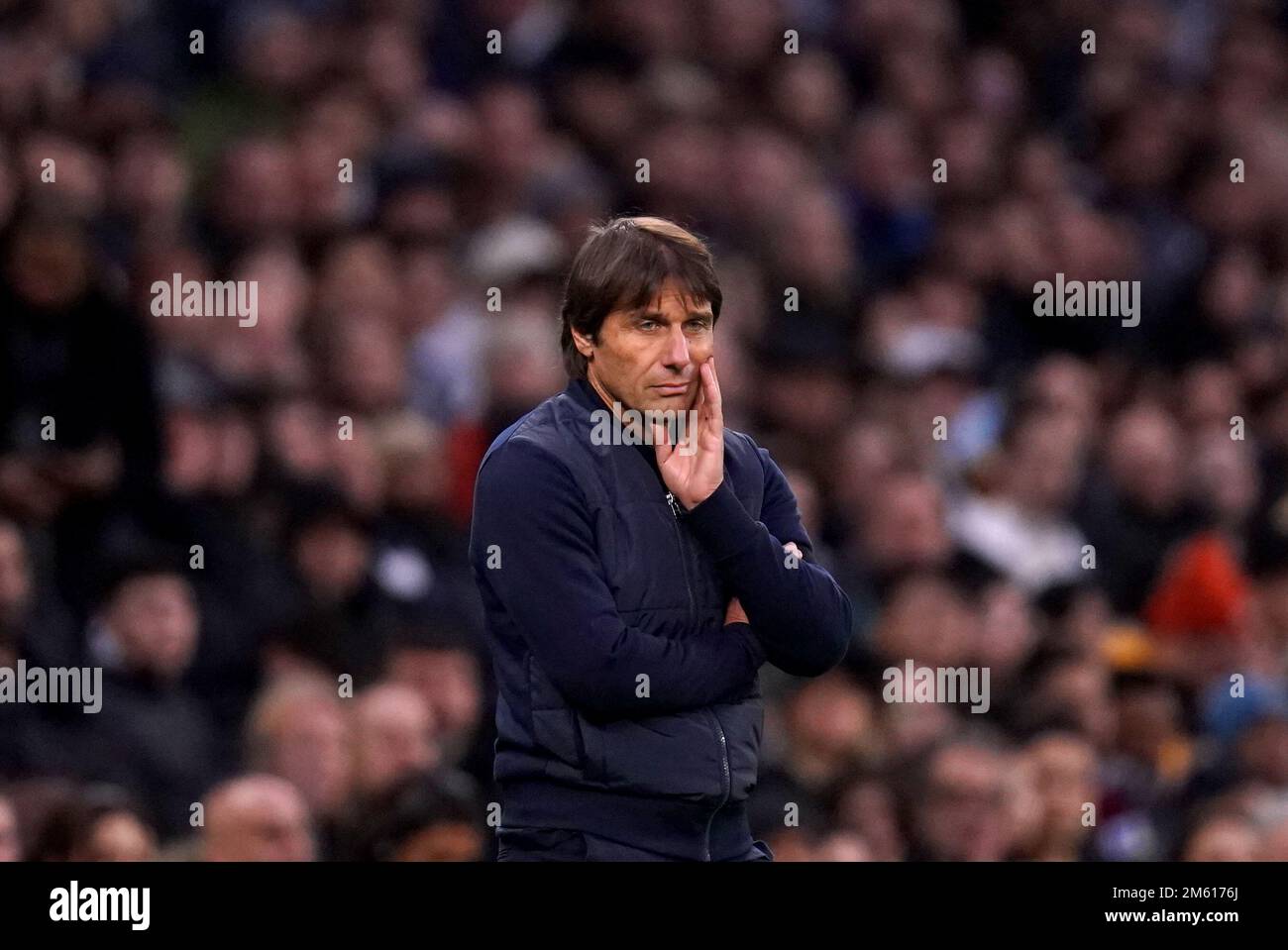 Tottenham Hotspur manager Antonio Conte during the Premier League match ...