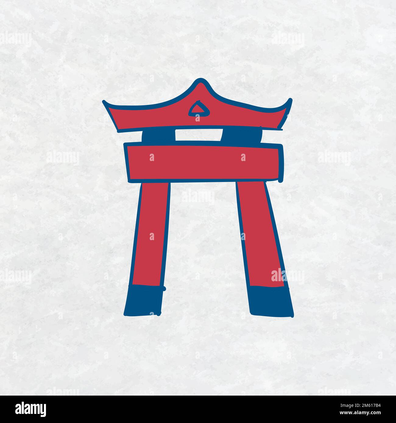 Japanese Torii gate vector Stock Vector Image & Art - Alamy