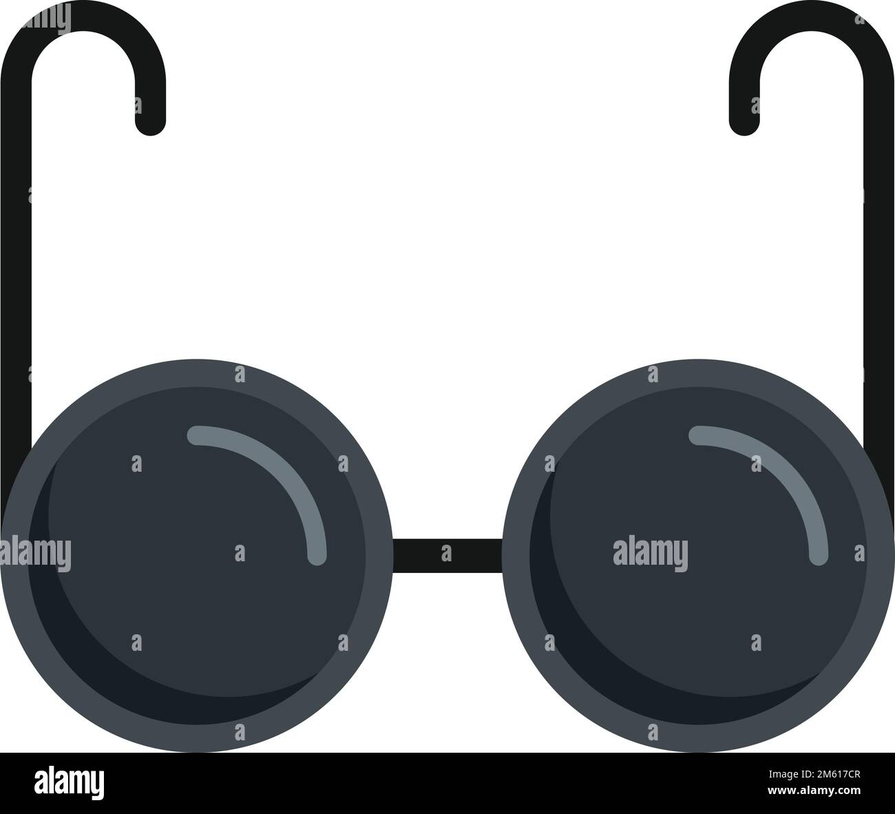 Blind Eyeglasses Icon Flat Illustration Of Blind Eyeglasses Vector