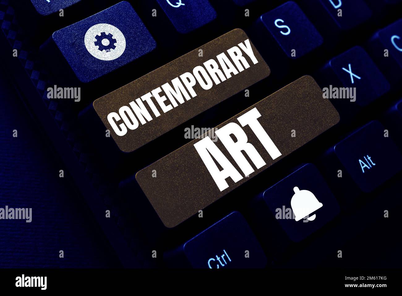 Writing displaying text Contemporary Art. Word Written on made today by ...