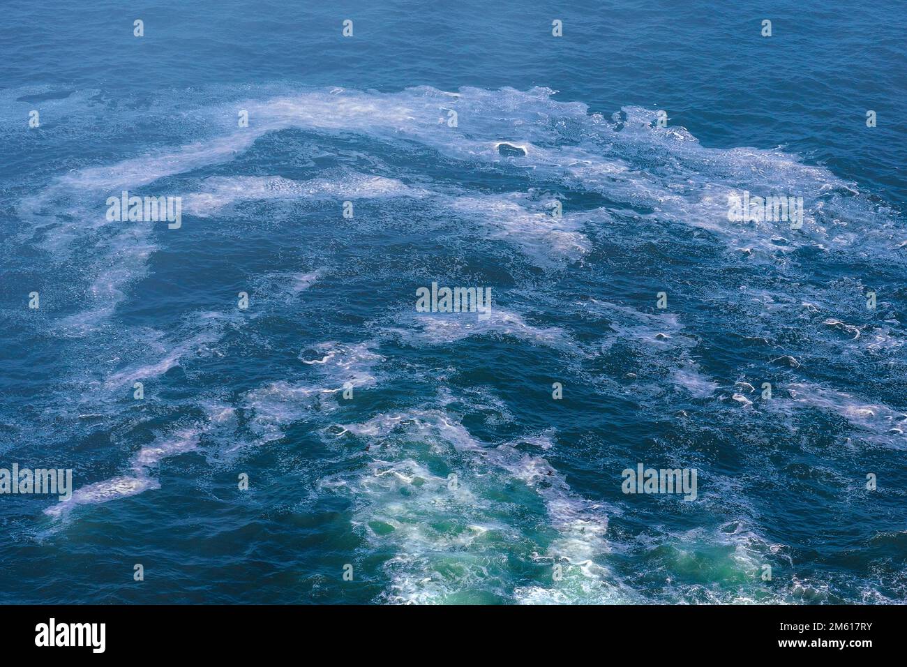 Turquoise surf at Point Reyes National Seashore in California Stock ...