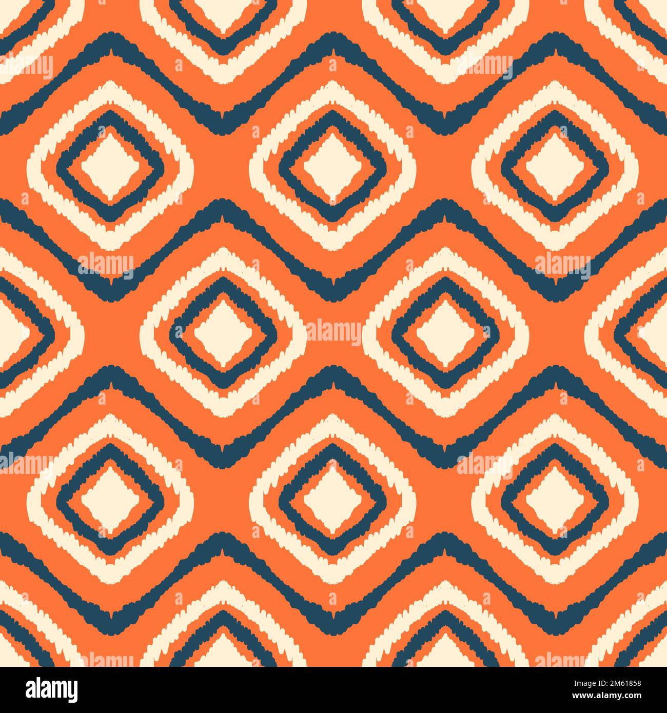 Tribal Ikat Vector Chevron Indian Seamless Pattern Stock Vector Image ...