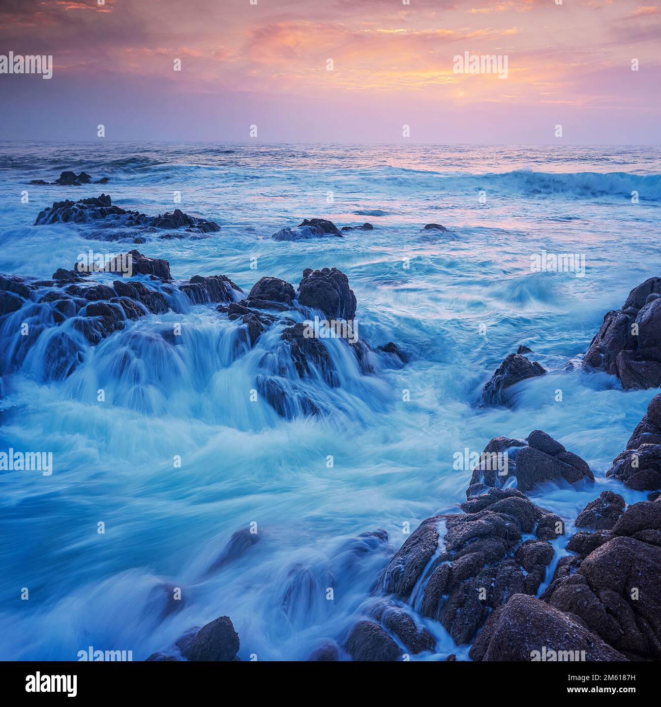 Sunset monterey california hi-res stock photography and images - Alamy