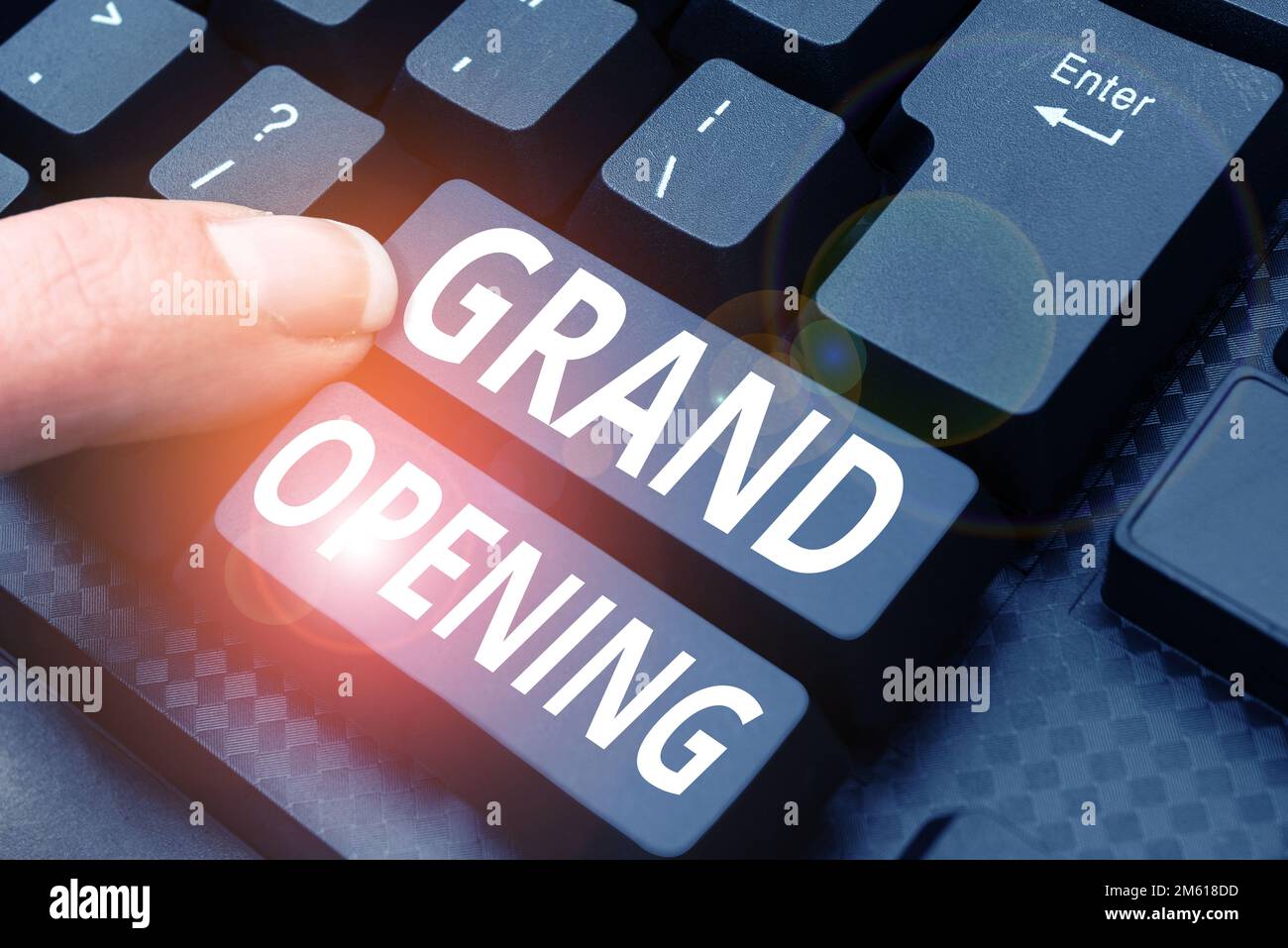 Writing displaying text Grand Opening. Word for Ribbon Cutting New ...