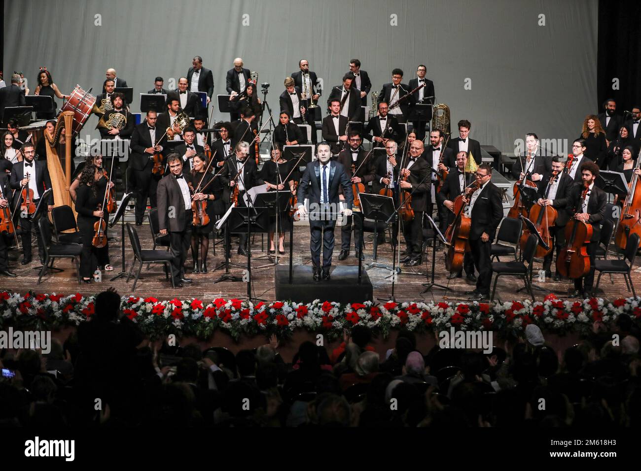 Cairo, Egypt. 31st Dec, 2022. A concert by the Italian Maestro Giovanni ...