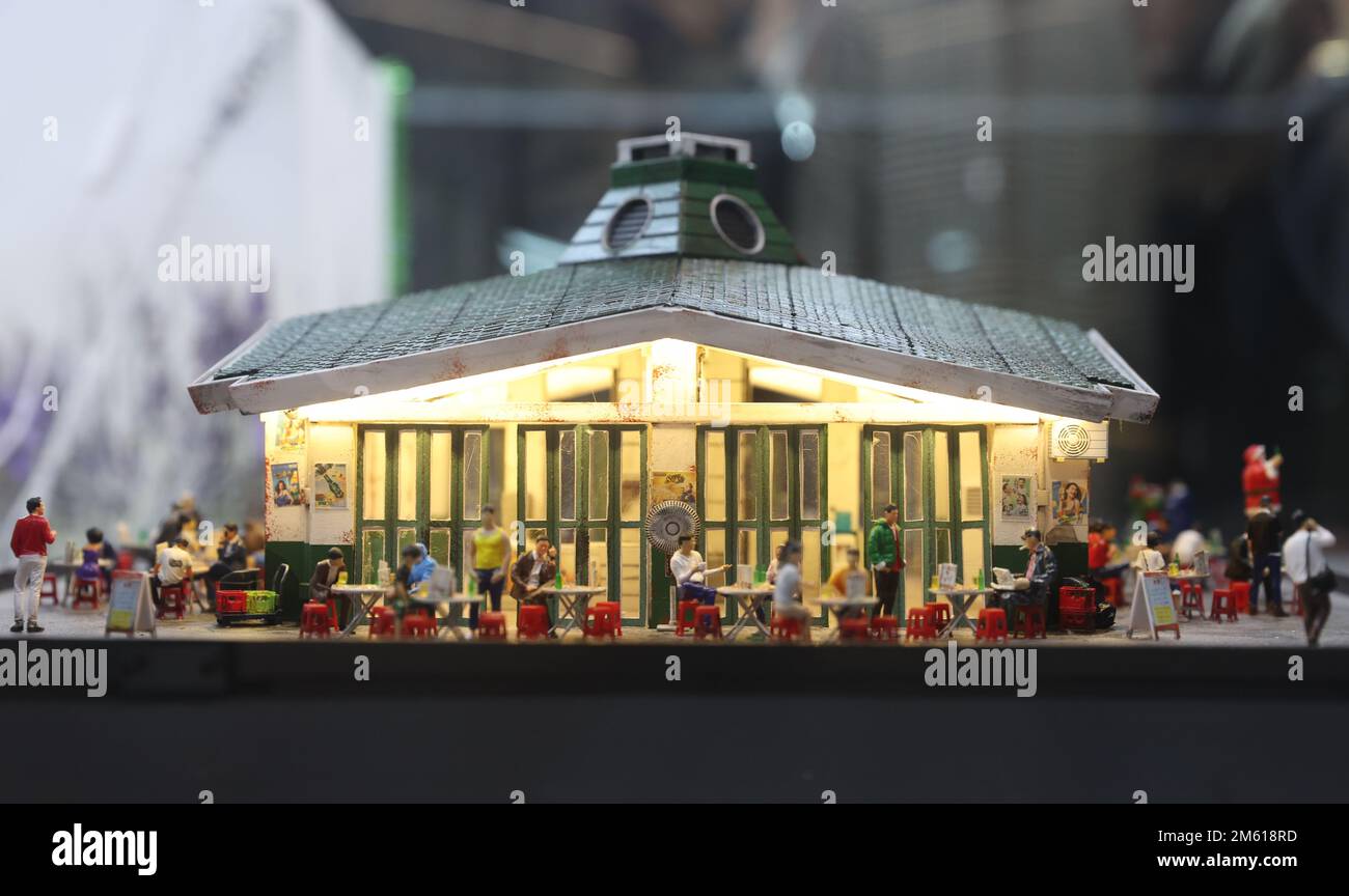 A miniature model is seen during HHur Hong Kong StoryHHminiature ...