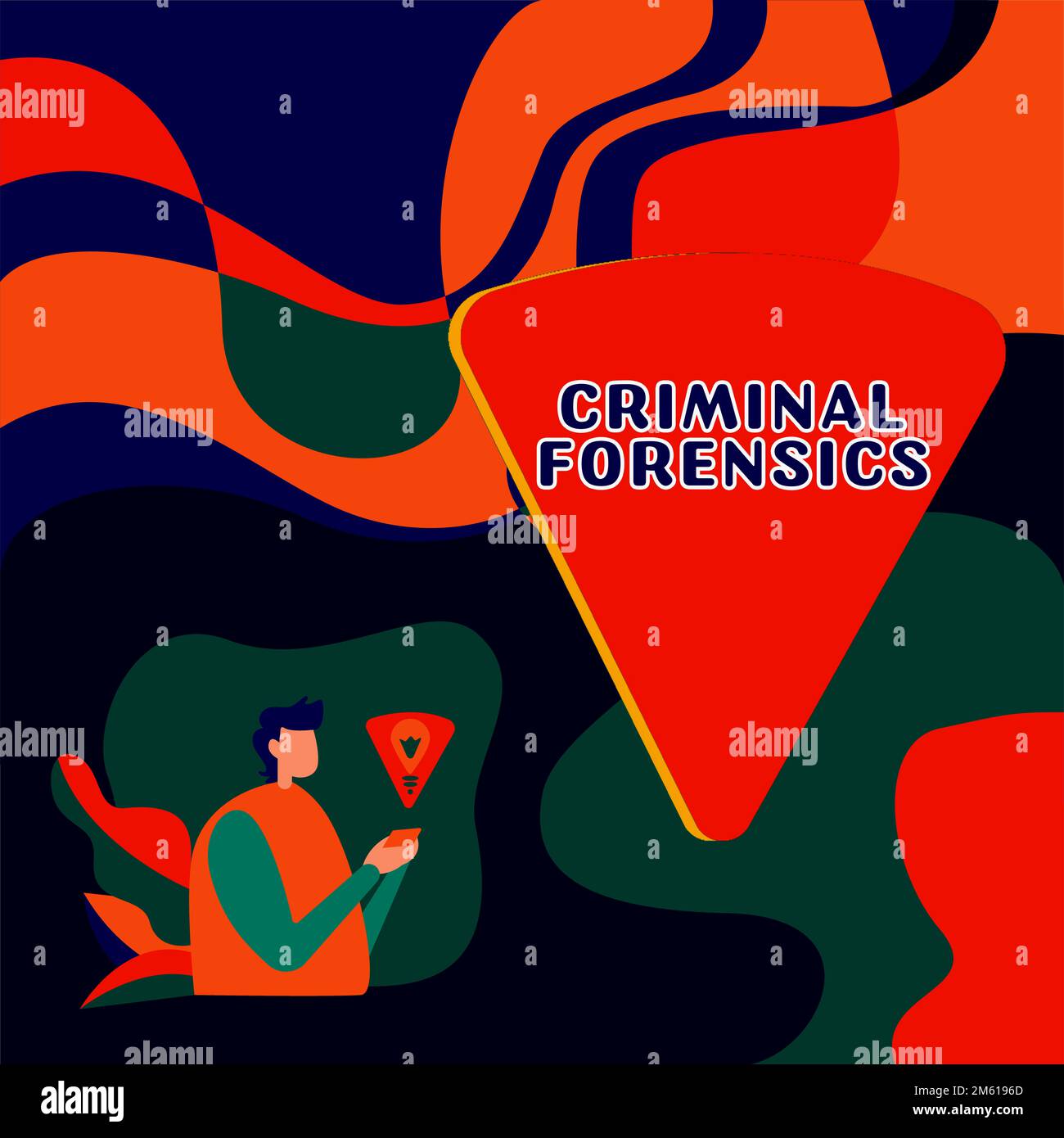 Conceptual display Criminal Forensics. Business showcase Federal ...