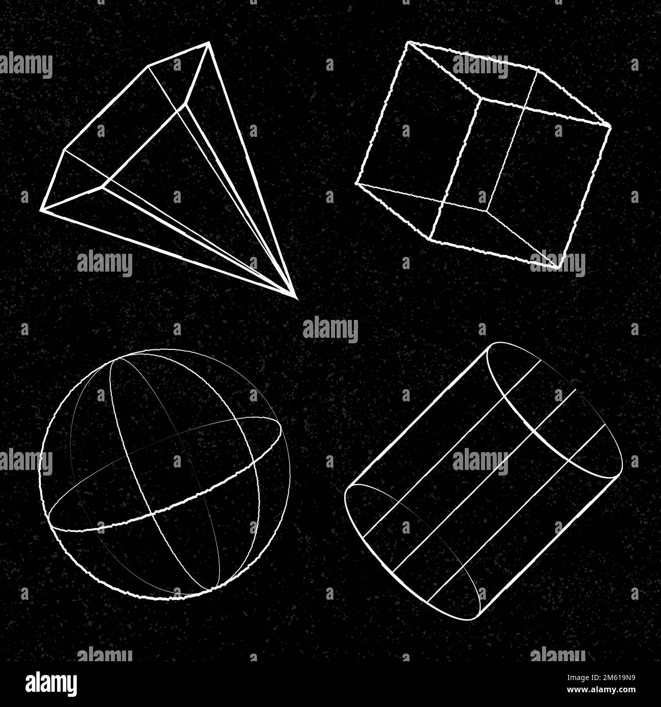 3D geometric shape set vector Stock Vector Image & Art - Alamy