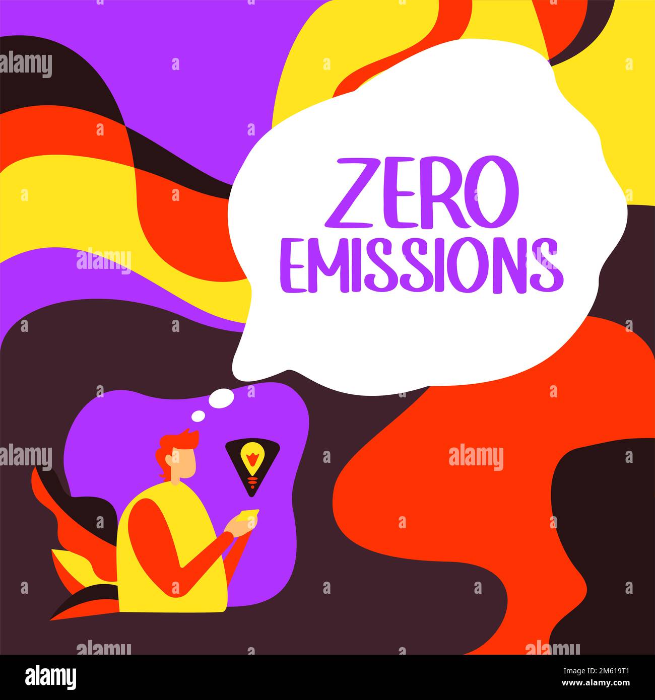 Hand writing sign Zero Emissions. Conceptual photo emits no waste ...