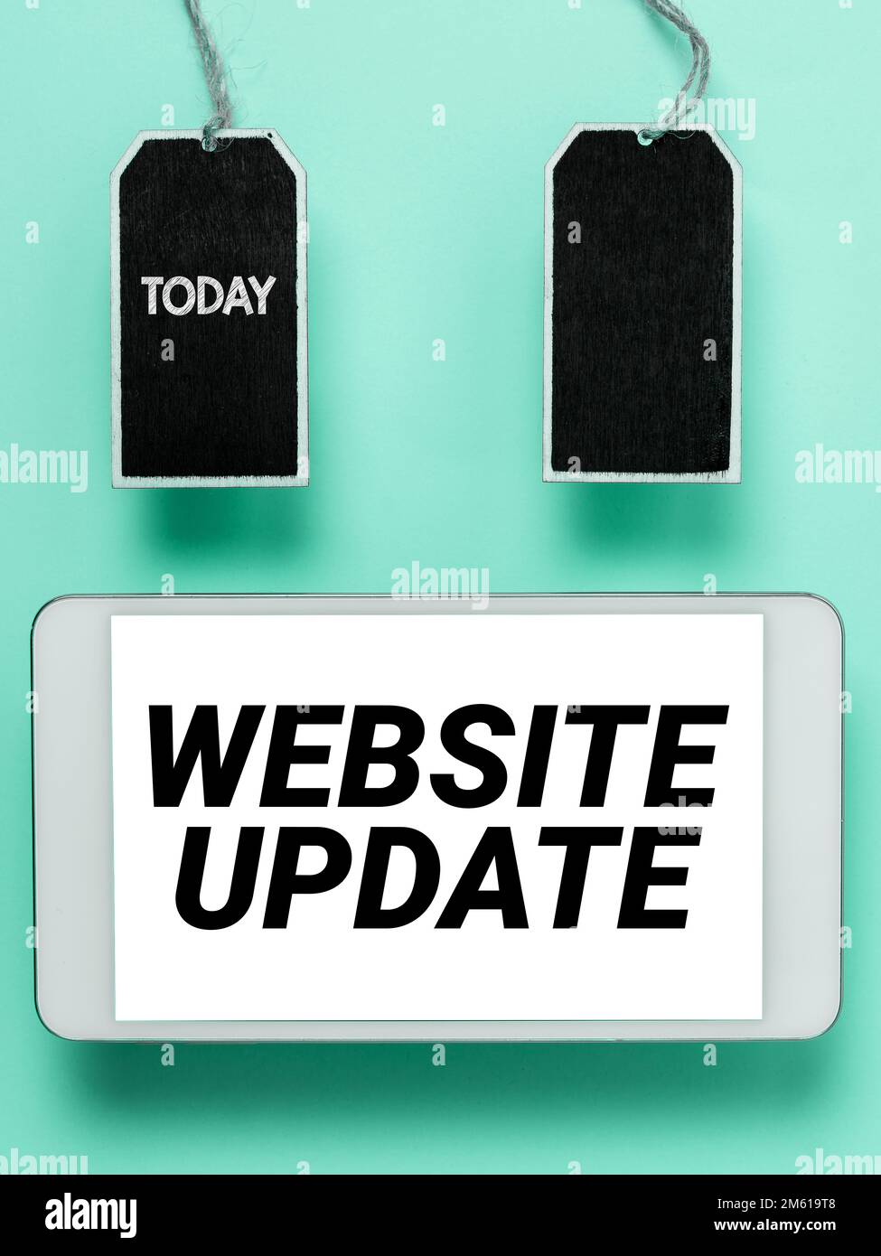 Conceptual caption Website Update. Business idea keeping the webpage ...