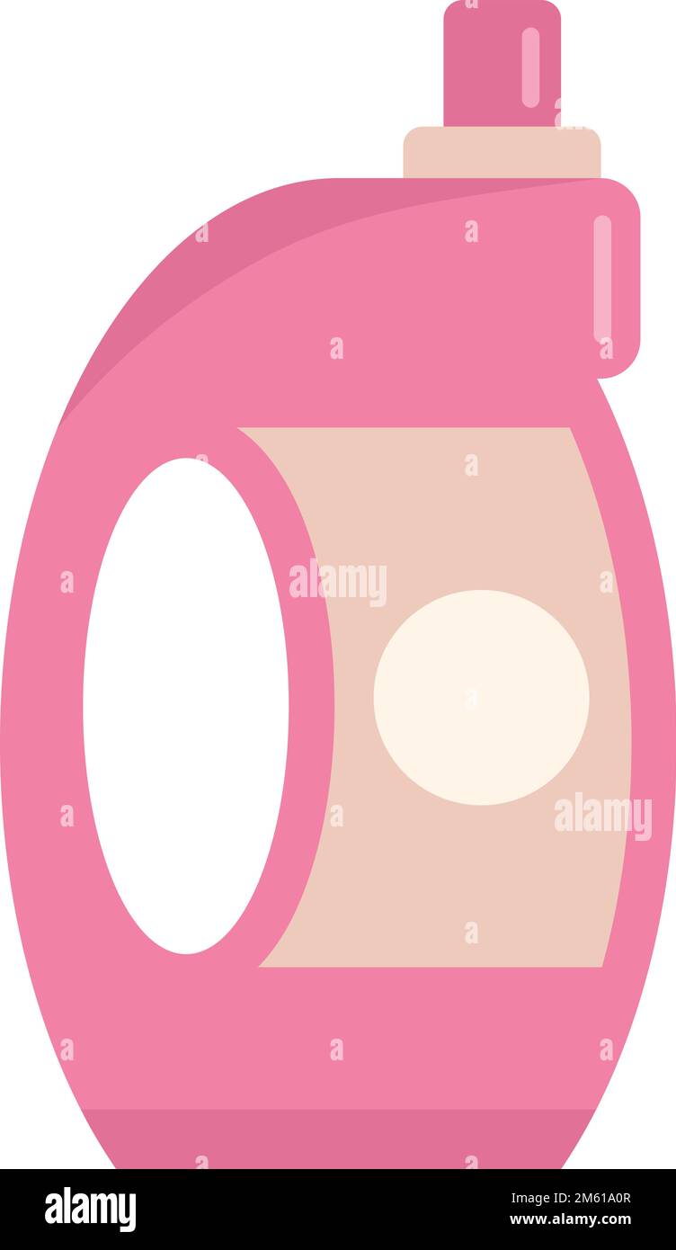 Softener bottle icon. Flat illustration of Softener bottle vector icon ...