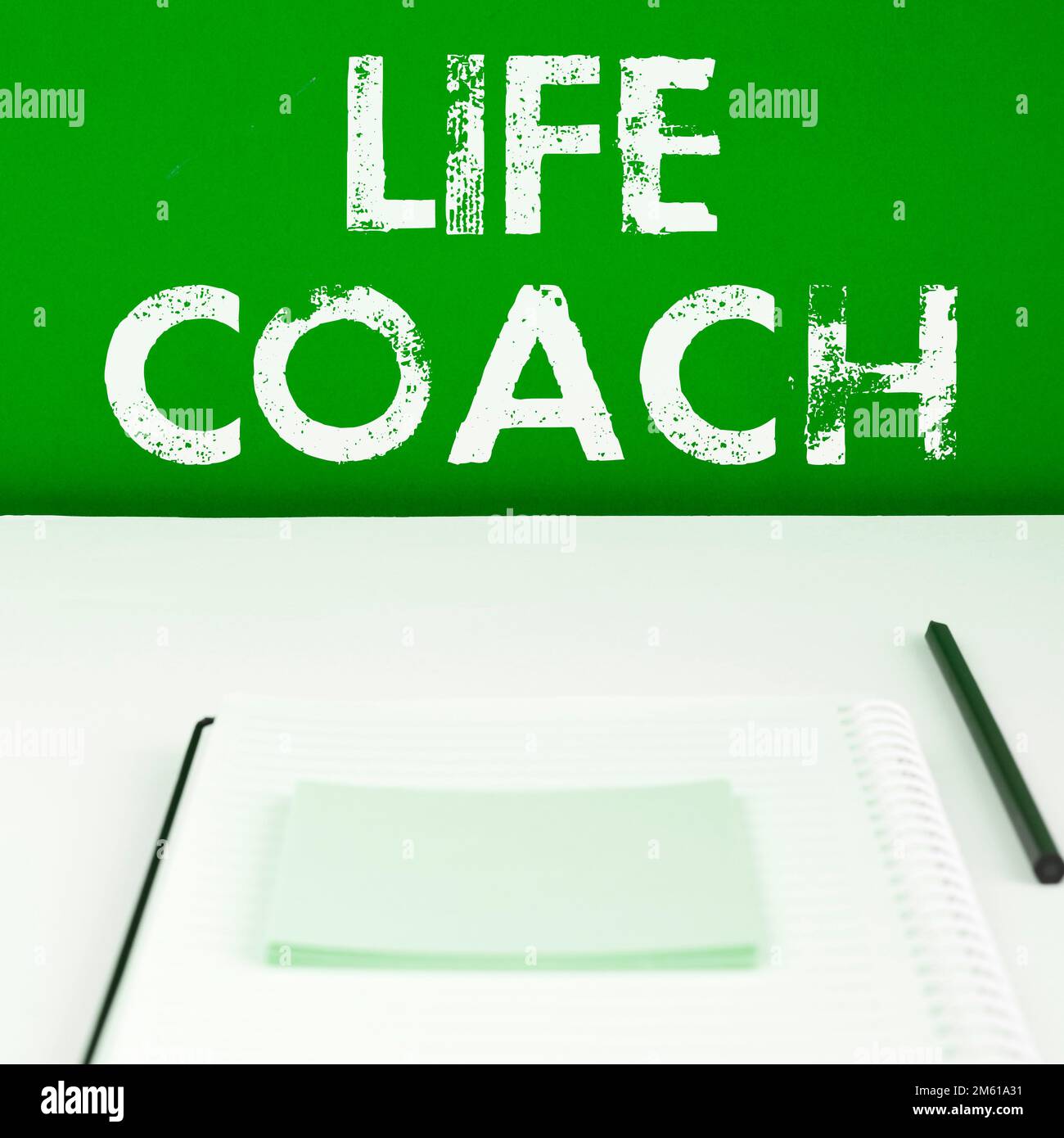 Text caption presenting Life Coach. Word Written on A person who ...