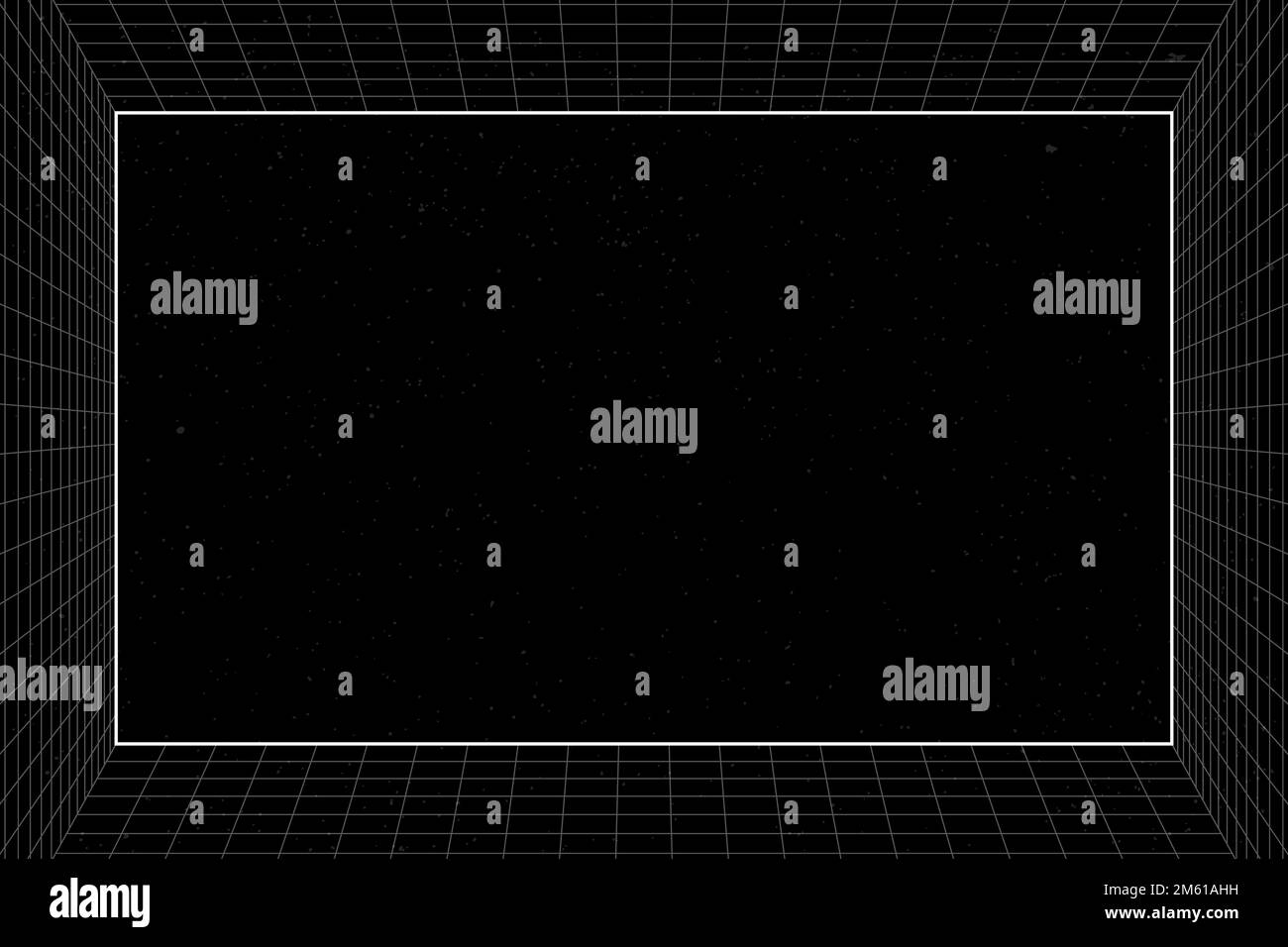 3D grid patterned frame vector Stock Vector Image & Art - Alamy