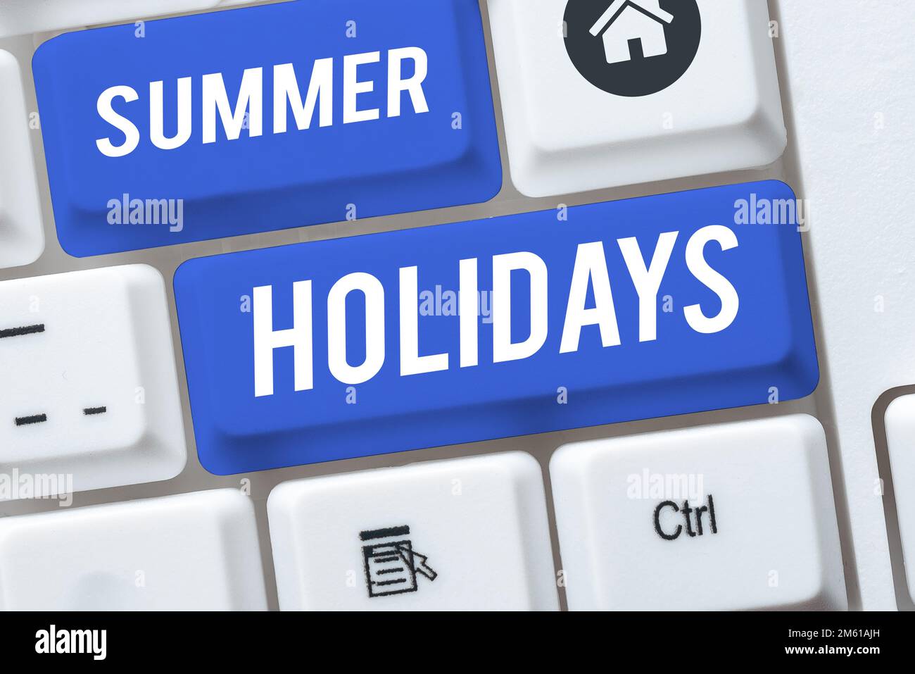 Writing displaying text Summer Holidays. Business overview Vacation ...