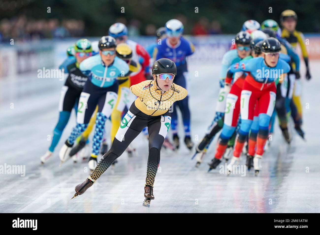 AMSTERDAM, NETHERLANDS - JANUARY 1: Liesbeth Veen-Milatz of team ...
