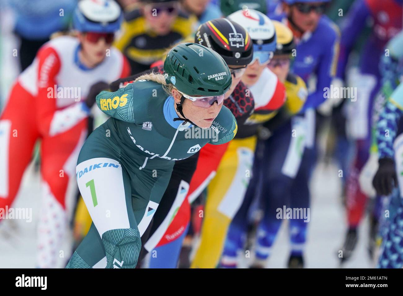 AMSTERDAM, NETHERLANDS - JANUARY 1: Marijke Groenewoud of team Albert ...