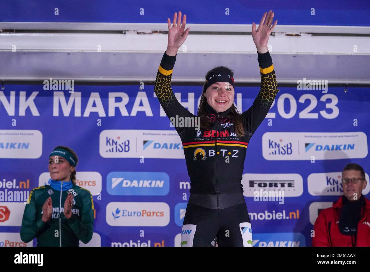 AMSTERDAM, NETHERLANDS - JANUARY 1: Merel Bosma of team BDM/BTZ during ...