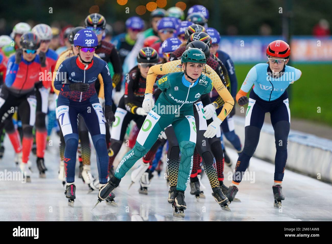 AMSTERDAM, NETHERLANDS - JANUARY 1: Irene Schouten of team Albert Heijn ...