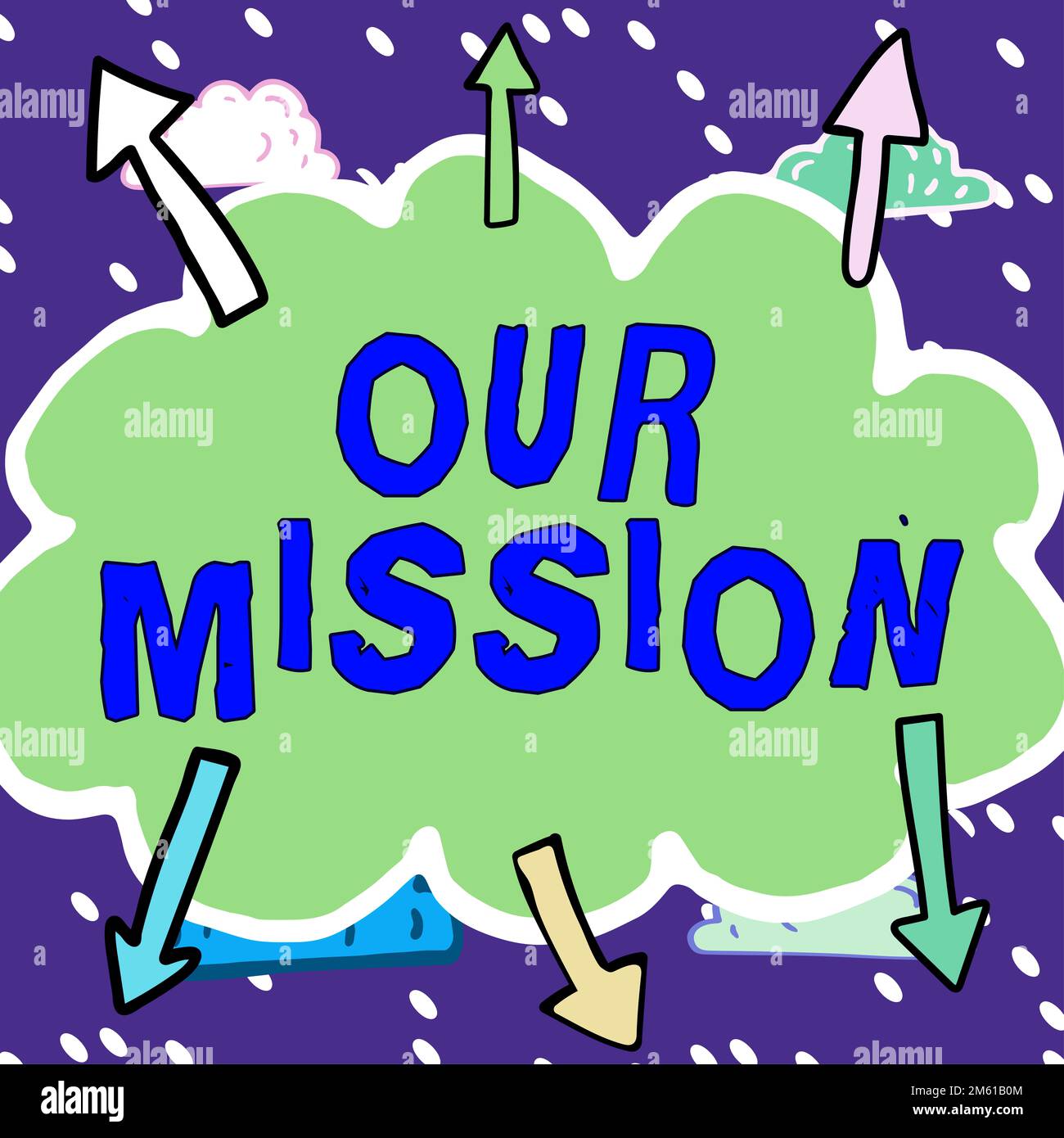 Hand writing sign Our Mission. Internet Concept tasks or schedule we ...