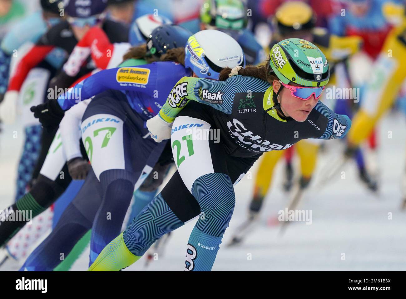 AMSTERDAM, NETHERLANDS - JANUARY 1: Jade van der Molen of team OCRE ...