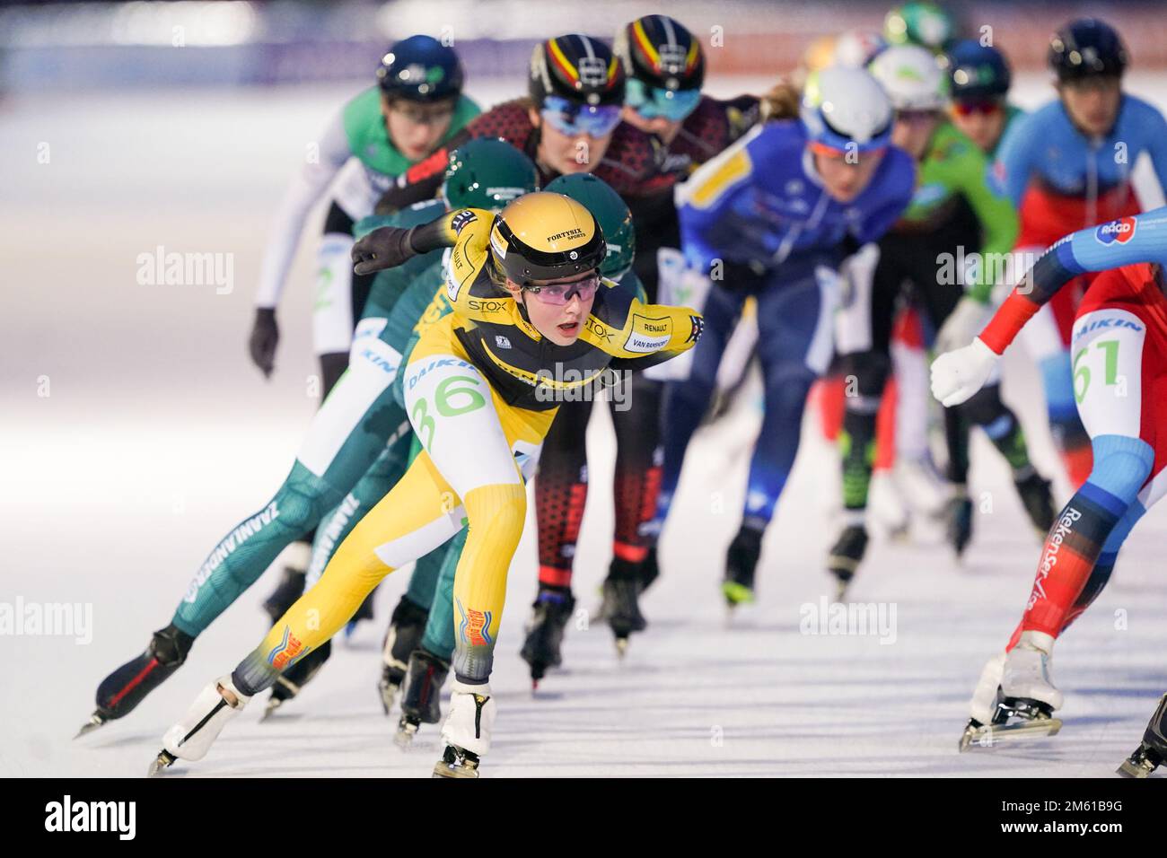 AMSTERDAM, NETHERLANDS - JANUARY 1: Eline Jansen of team Van Ramshorst ...