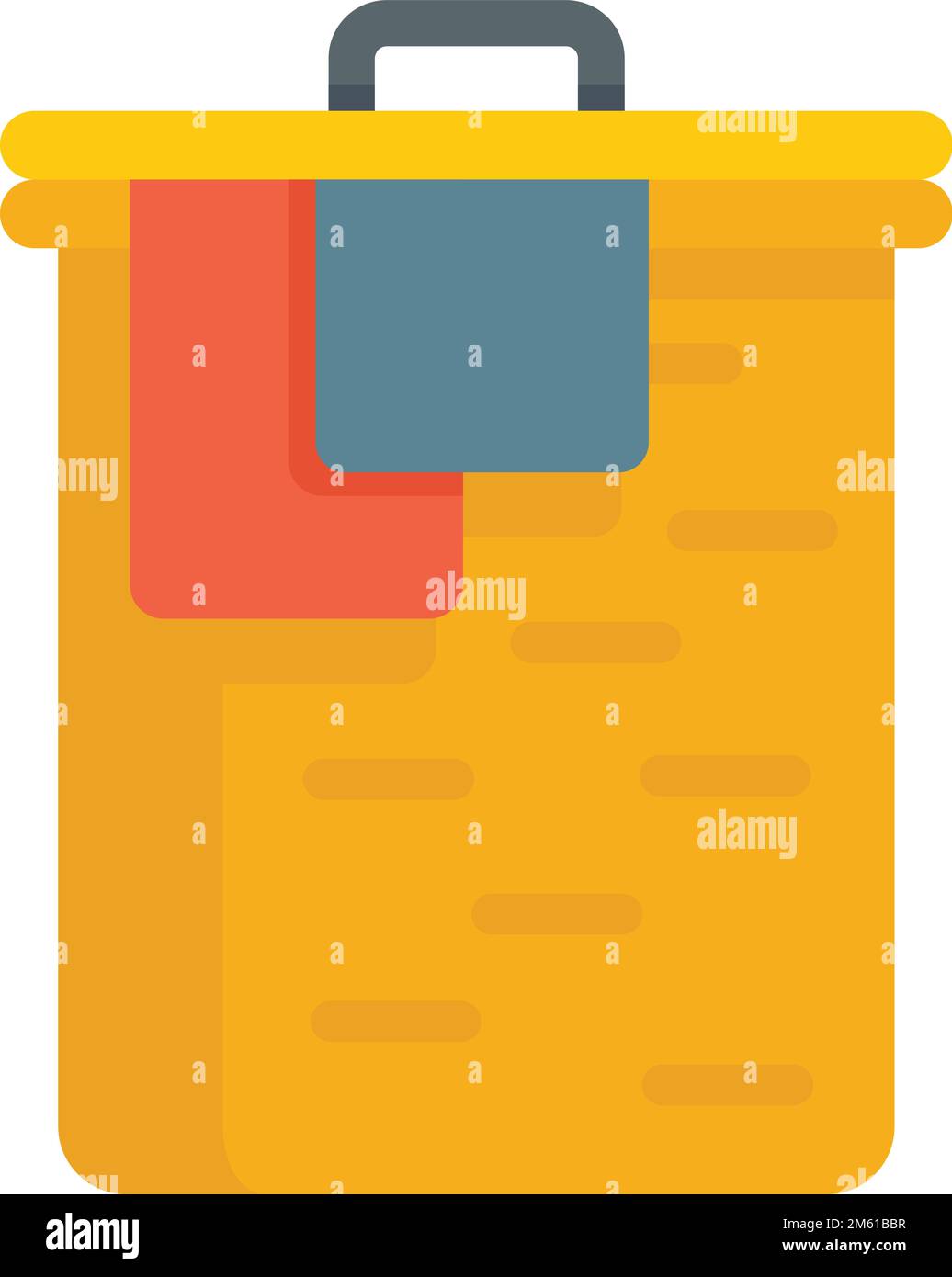 Softener clothes box icon. Flat illustration of Softener clothes box ...