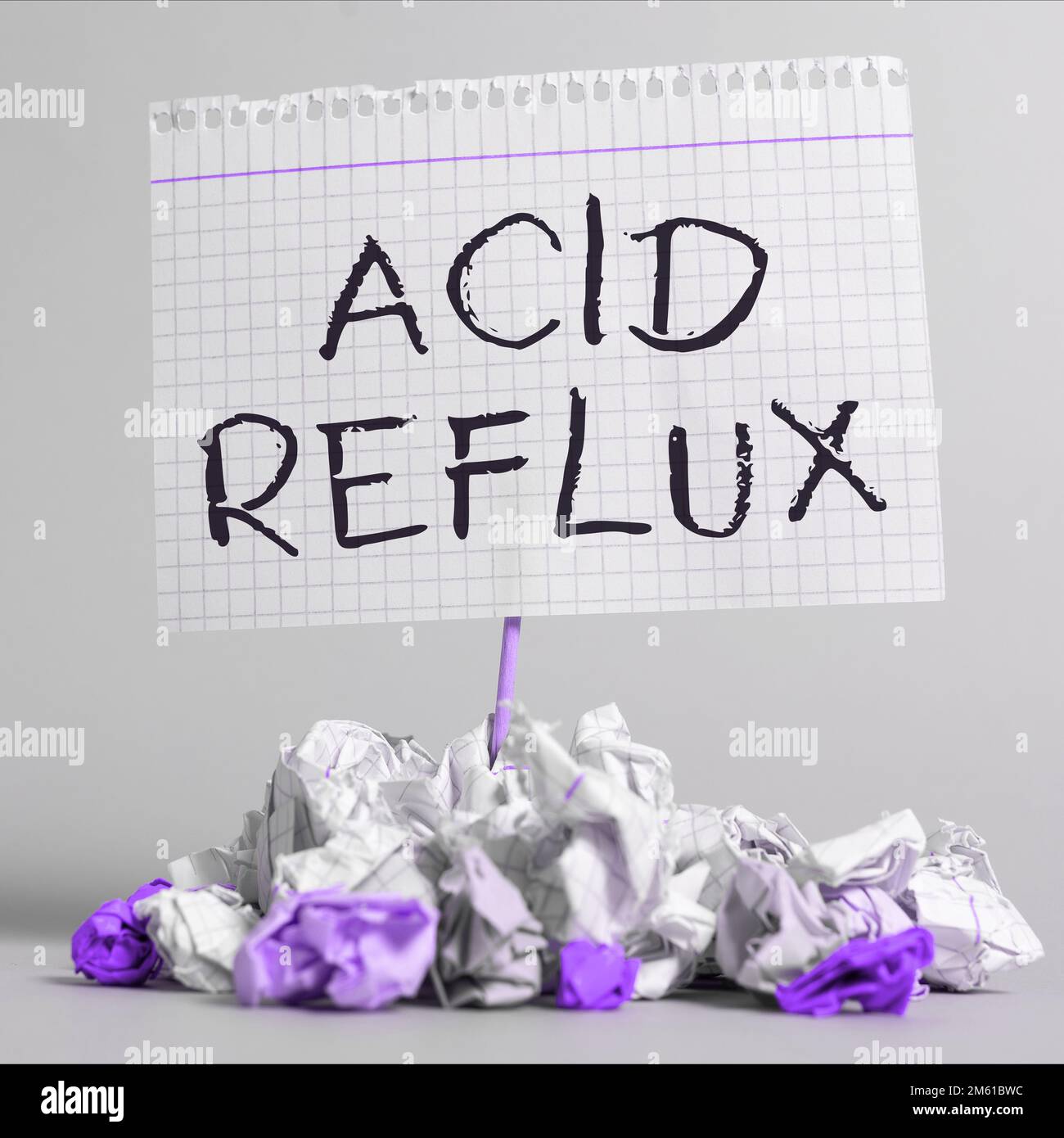 Handwriting text Acid Reflux. Business overview Condition where acid ...