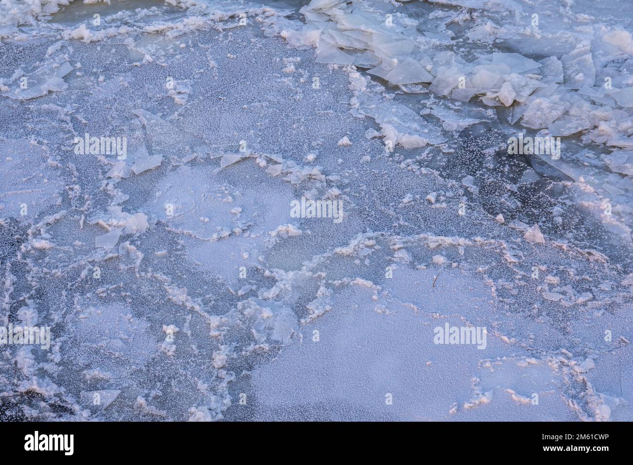 Ice bound river in hi-res stock photography and images - Alamy