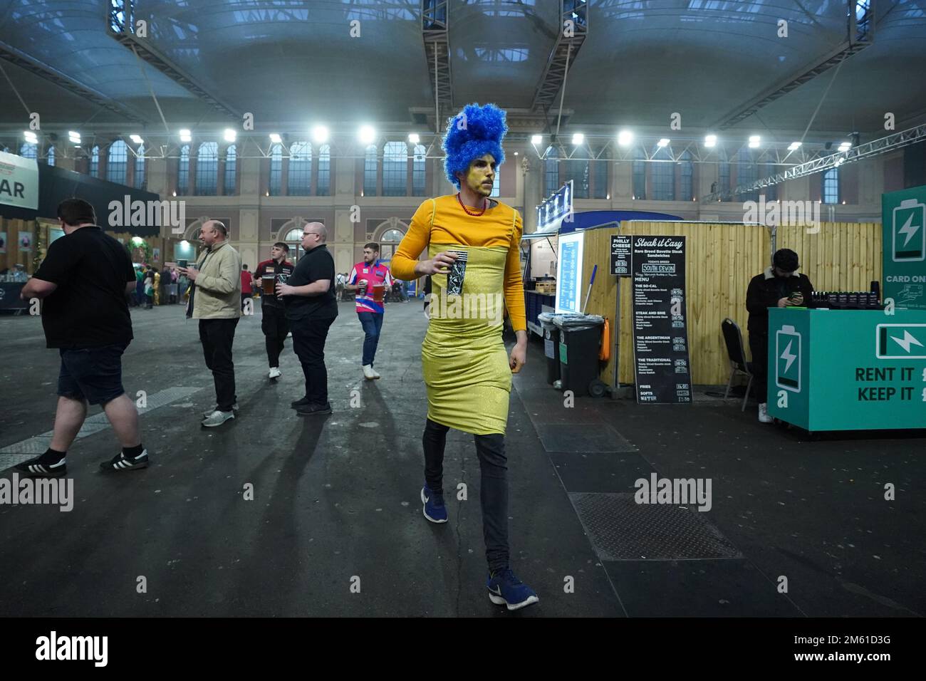 A general view of fans during day fourteen of the Cazoo World Darts ...