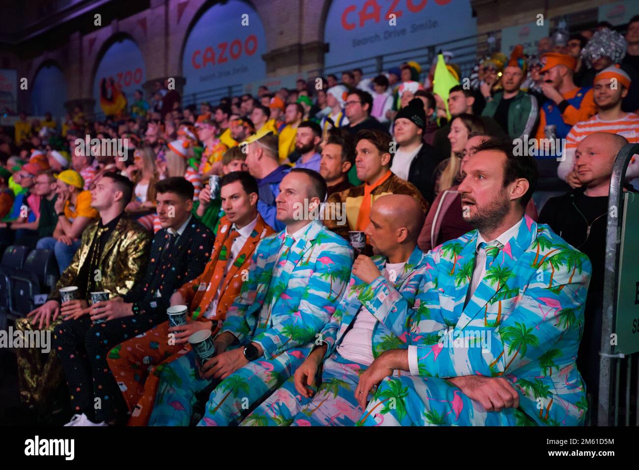 A general view of fans during day fourteen of the Cazoo World Darts ...