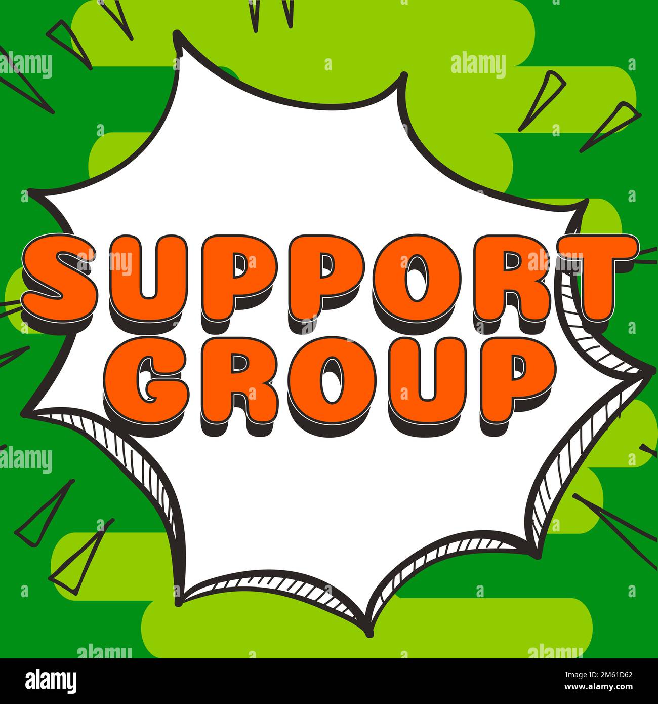 Sign displaying Support Group. Internet Concept number of people ...