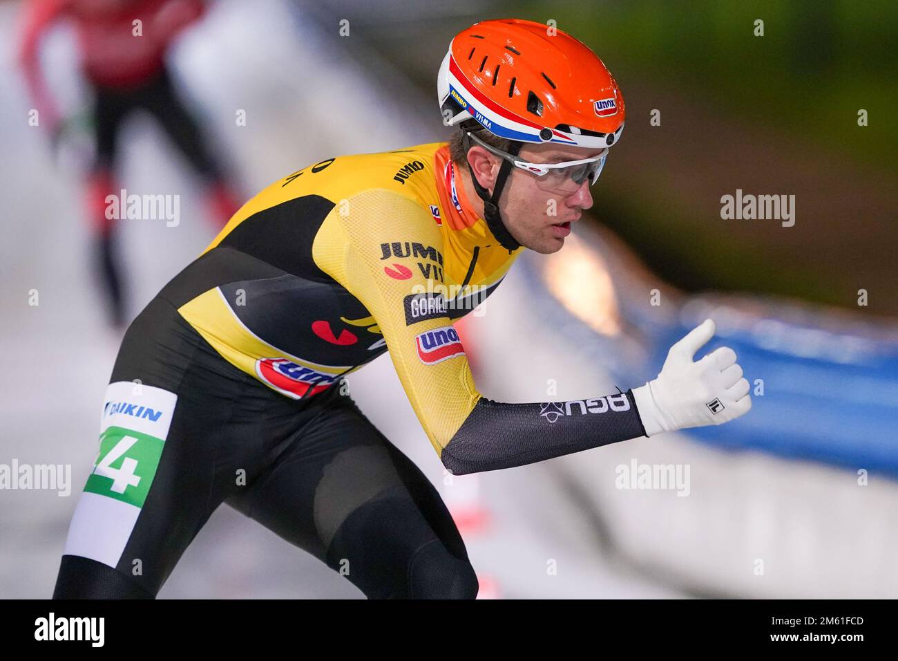 AMSTERDAM, NETHERLANDS - JANUARY 1: Mats Stoltenborg of team Jumbo ...