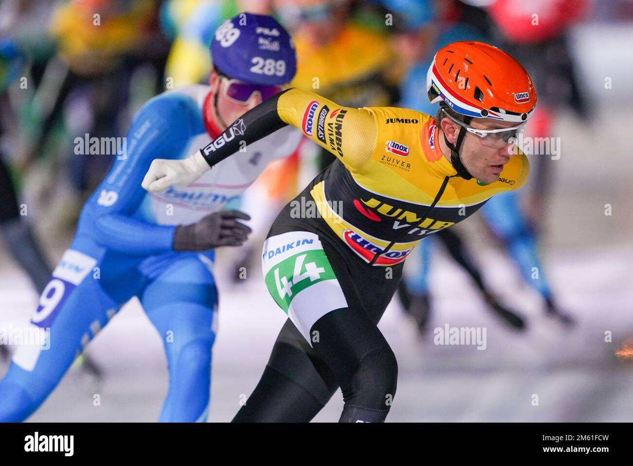AMSTERDAM, NETHERLANDS - JANUARY 1: Mats Stoltenborg of team Jumbo ...