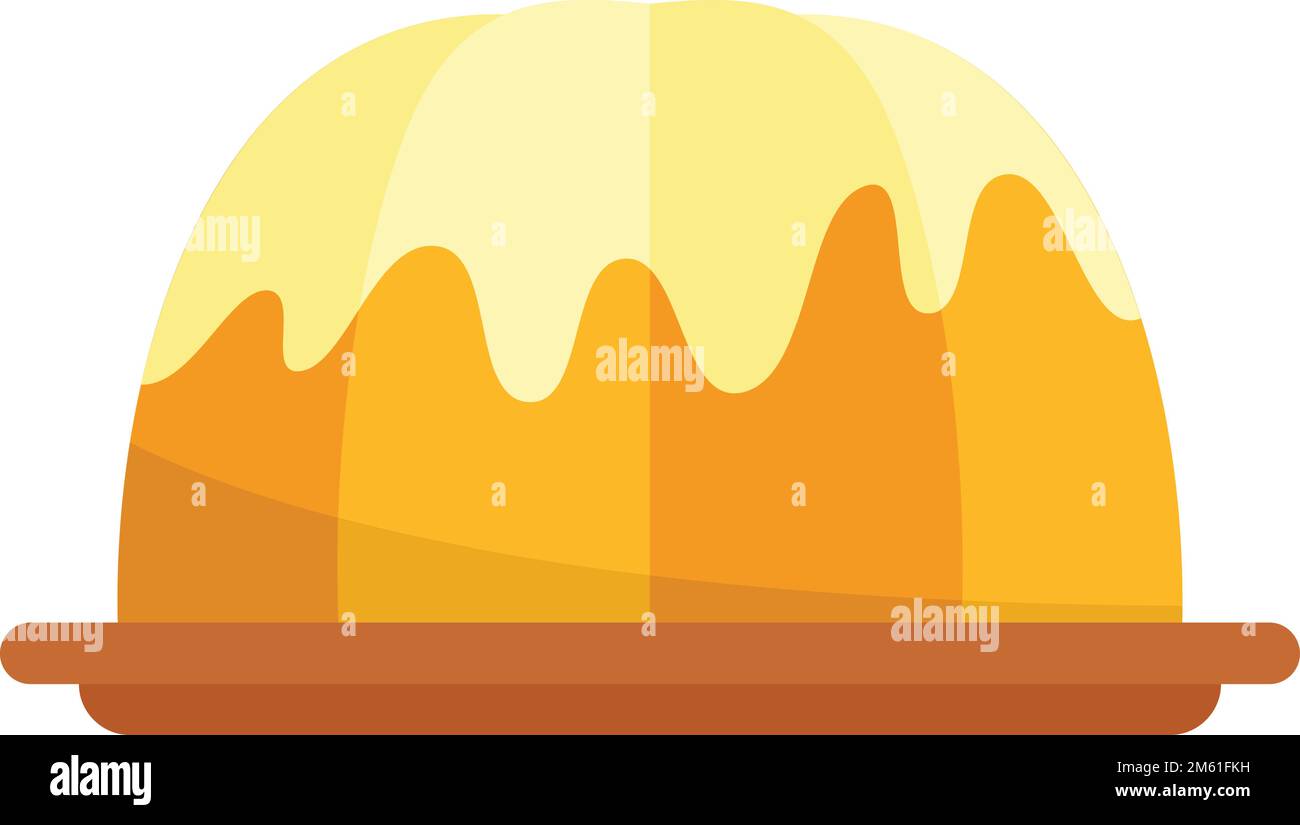 Flour cake icon. Flat illustration of Flour cake vector icon for web ...