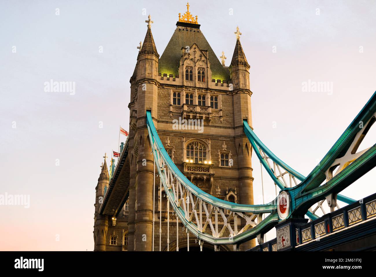 Flags tower bridge hi-res stock photography and images - Alamy