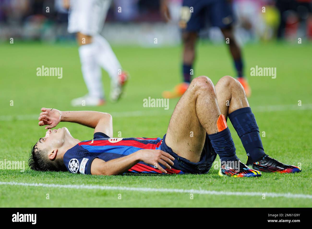 BARCELONA - OCT 13: Pedri in action during the Champions League match ...