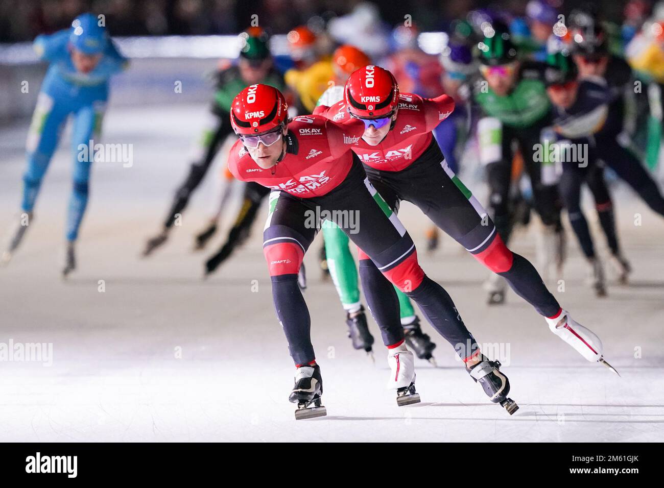 AMSTERDAM, NETHERLANDS - JANUARY 1: Jeroen Janissen of team OKAY/KPMS ...