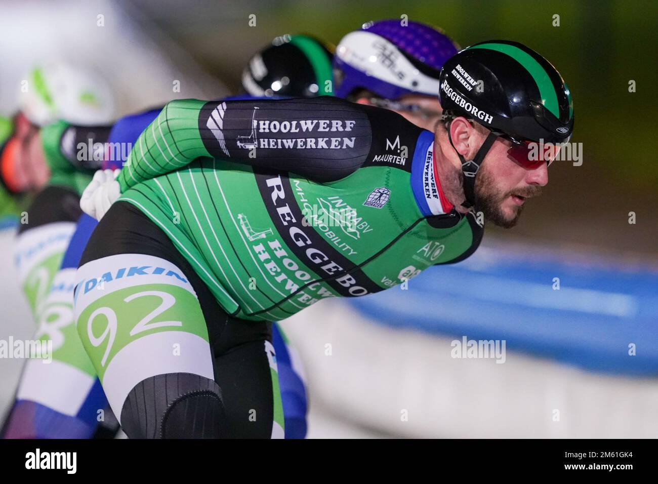 AMSTERDAM, NETHERLANDS - JANUARY 1: Gary Hekman of team Reggeborgh ...