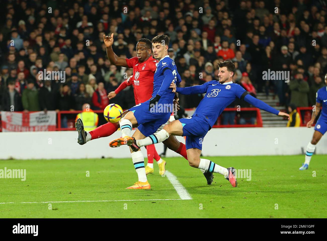 The City Ground, Nottingham, UK. 1st Jan, 2023. Premier League Football ...