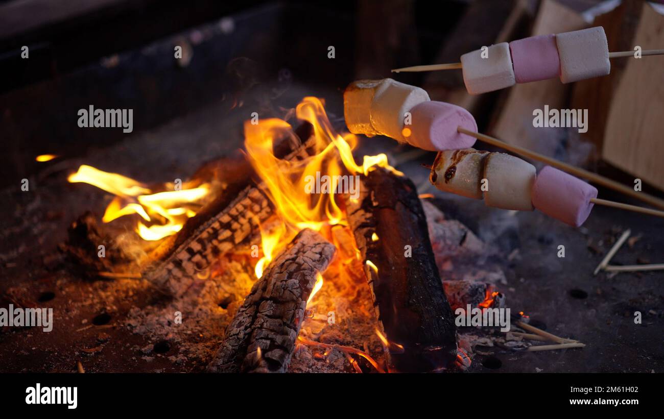 Toasting marshmallows hi-res stock photography and images - Alamy