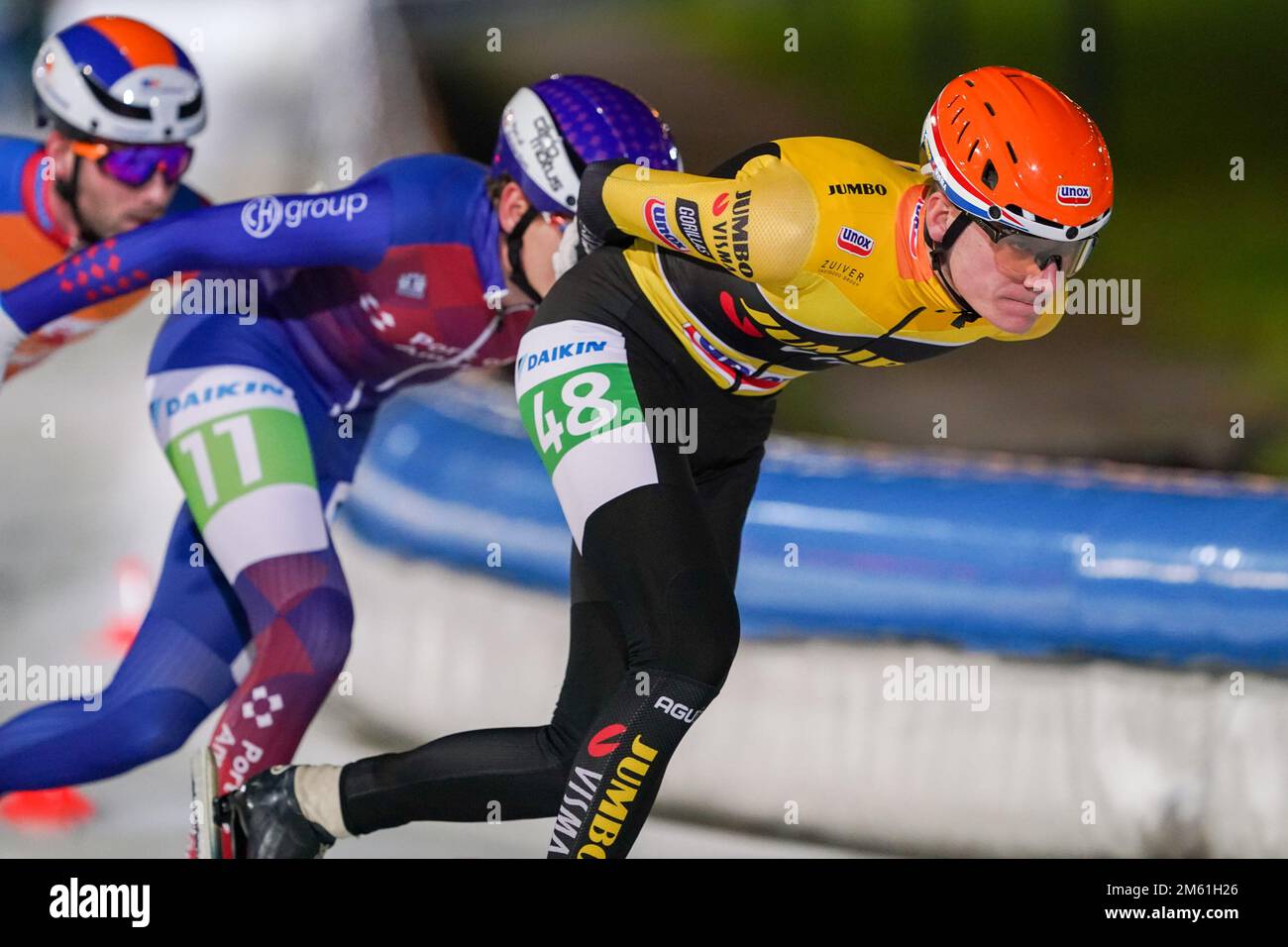 AMSTERDAM, NETHERLANDS - JANUARY 1: Robert Post of team Jumbo/Visma ...