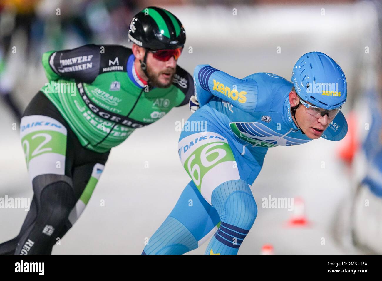 AMSTERDAM, NETHERLANDS - JANUARY 1: Jordy Harink of team Royal A-ware ...