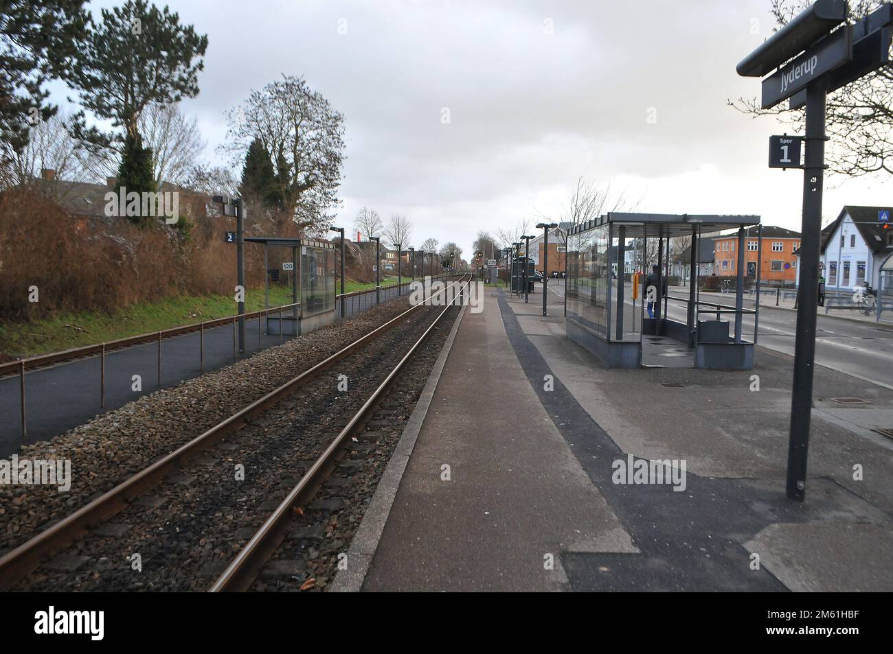Jyderup/Denmark/01 January 2023/ Nw year day travellers taking and ...