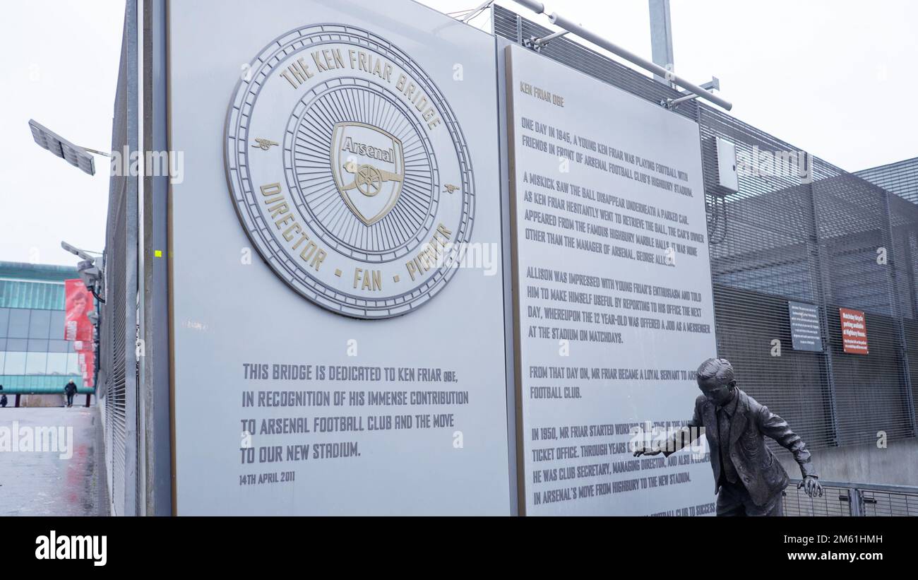Emirates Stadium - home of Arsenal London football club - LONDON, UK ...