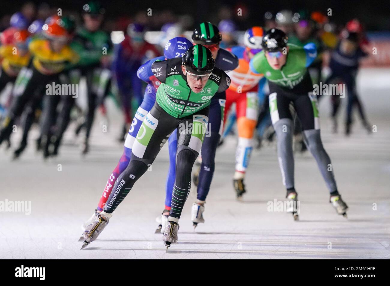 AMSTERDAM, NETHERLANDS - JANUARY 1: Willem Hoolwerf of team Reggeborgh ...