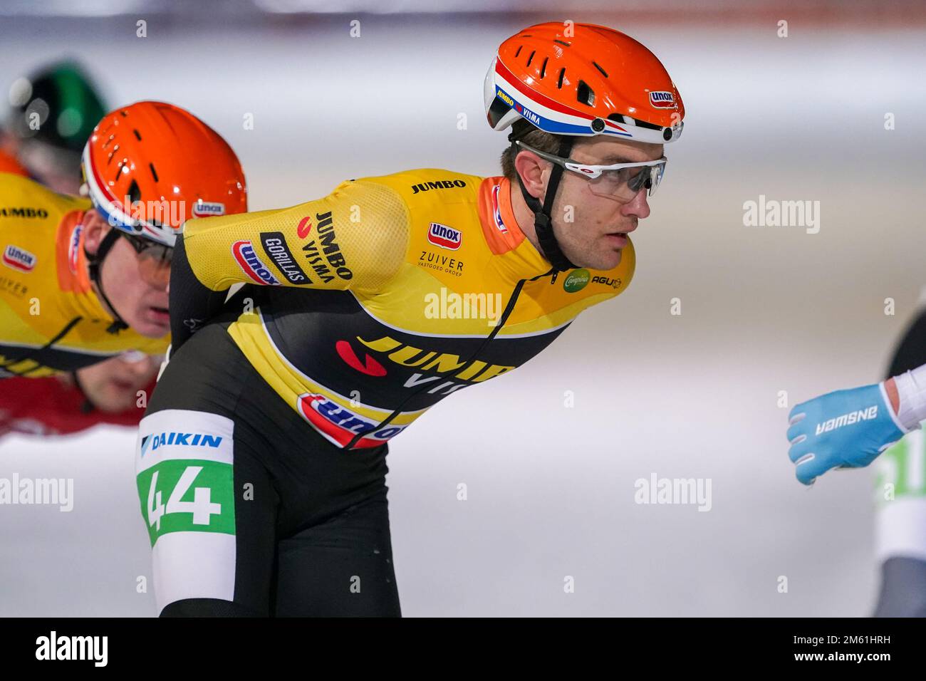 AMSTERDAM, NETHERLANDS - JANUARY 1: Mats Stoltenborg of team Jumbo ...