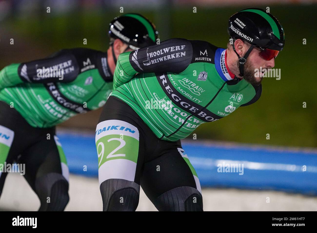 AMSTERDAM, NETHERLANDS - JANUARY 1: Gary Hekman of team Reggeborgh ...