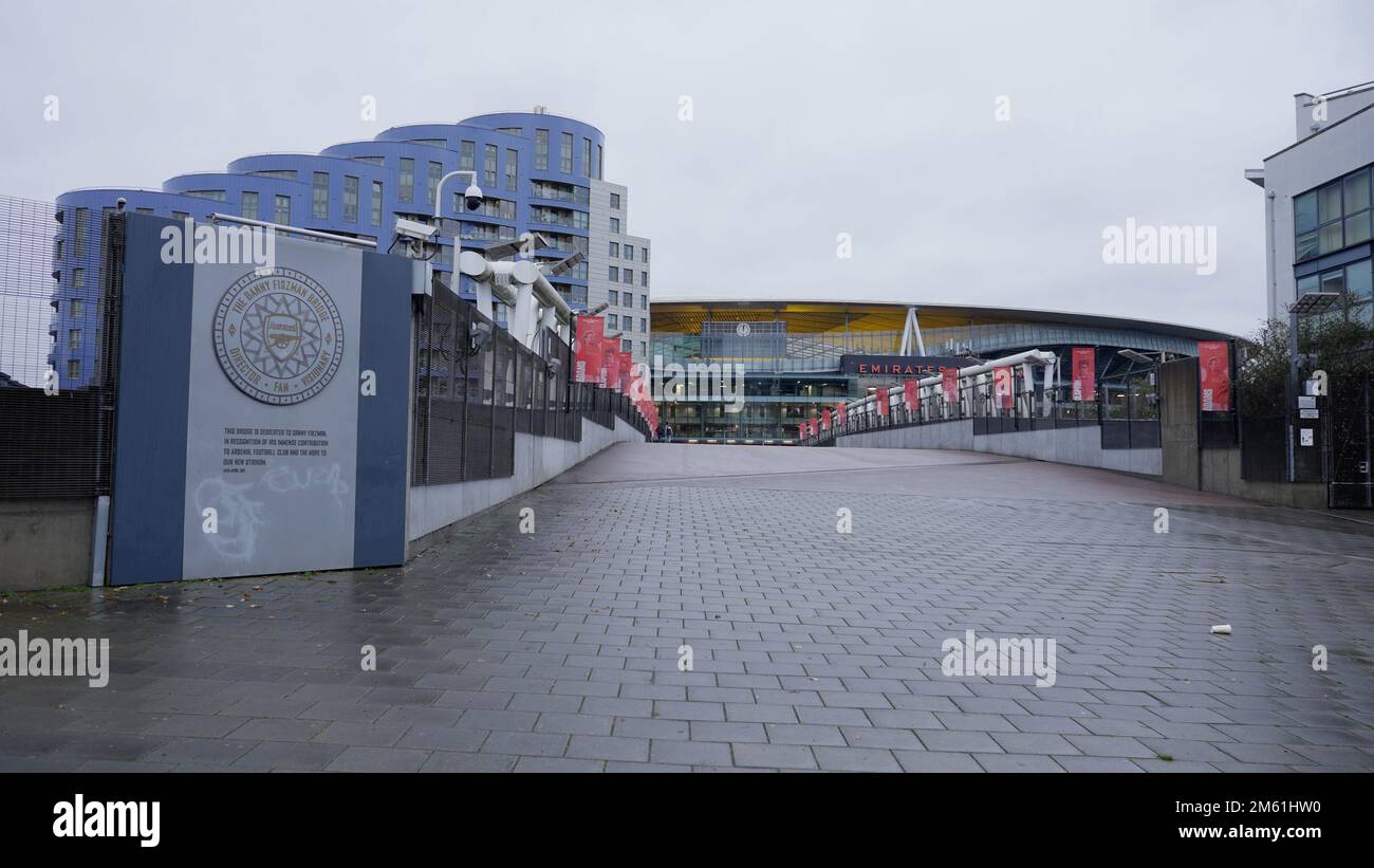 Emirates Stadium - home of Arsenal London football club - LONDON, UK ...