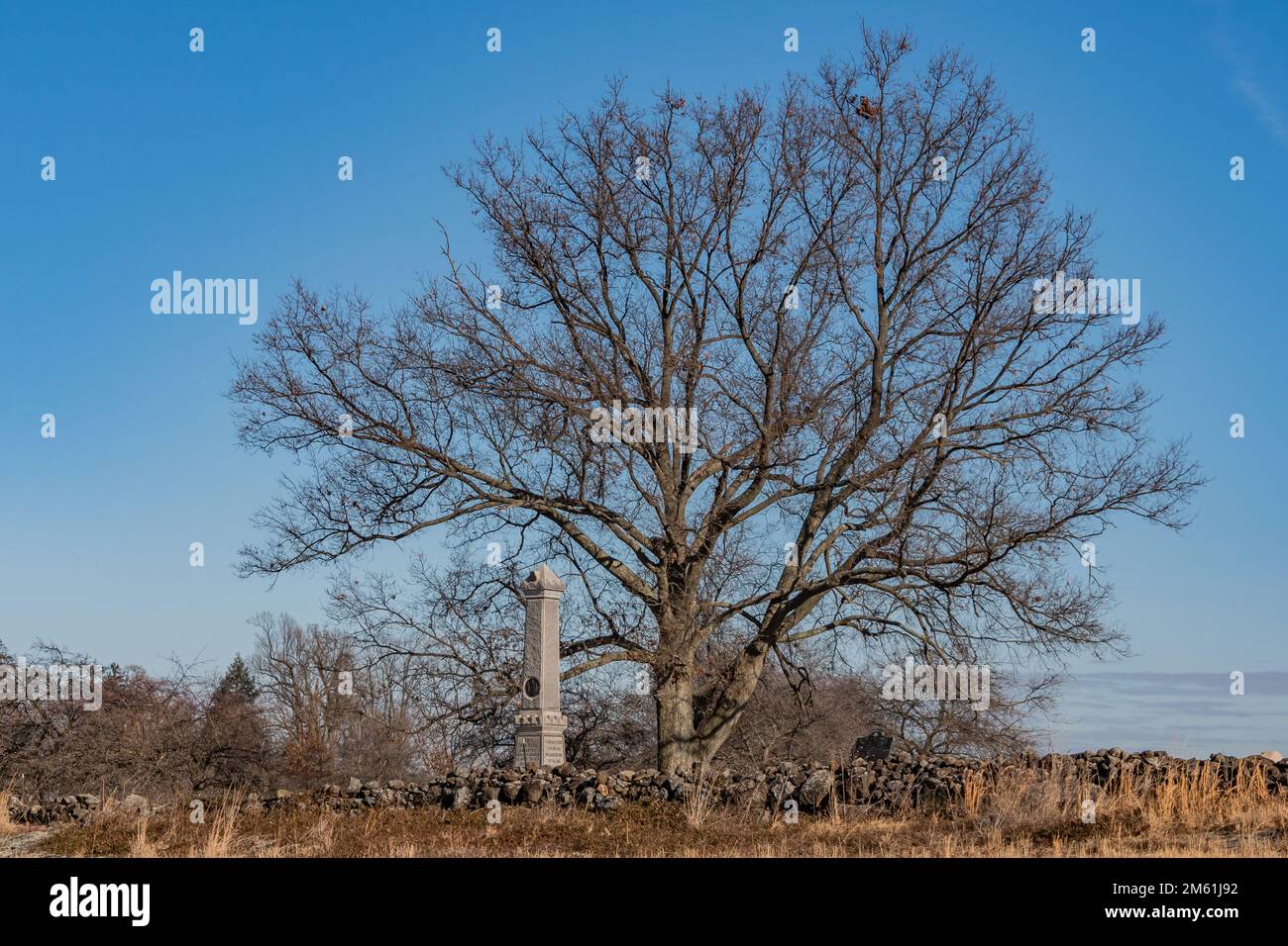 The High Water Mark on a Warm Winter Day, Gettysburg National Military ...