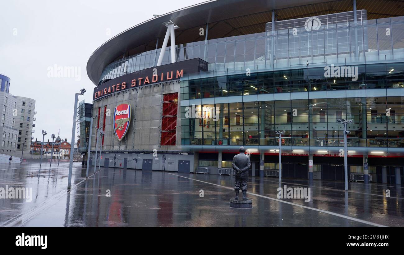 Emirates Stadium - home of Arsenal London football club - LONDON, UK ...